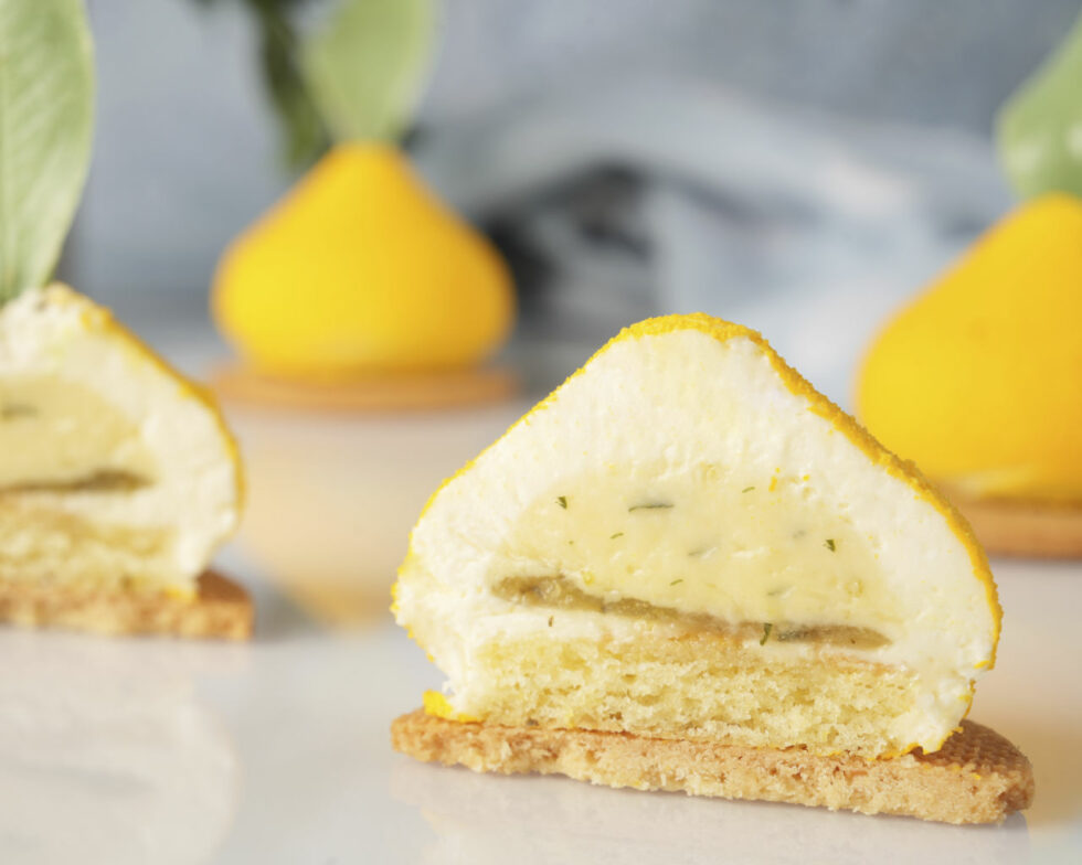Entremets Citron Basilic - Les Recettes de Vanessa